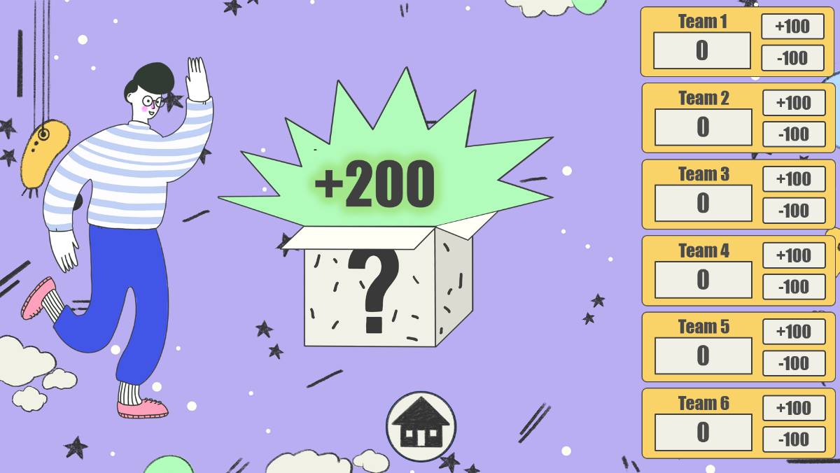 Mystery Box Game Template - Classroom Review Games