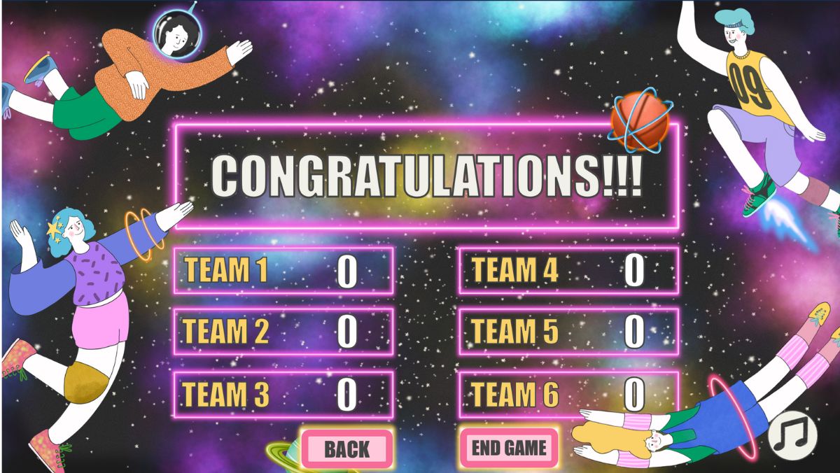 Space Ball (Trashketball): Review Game Template - Classroom Review Games