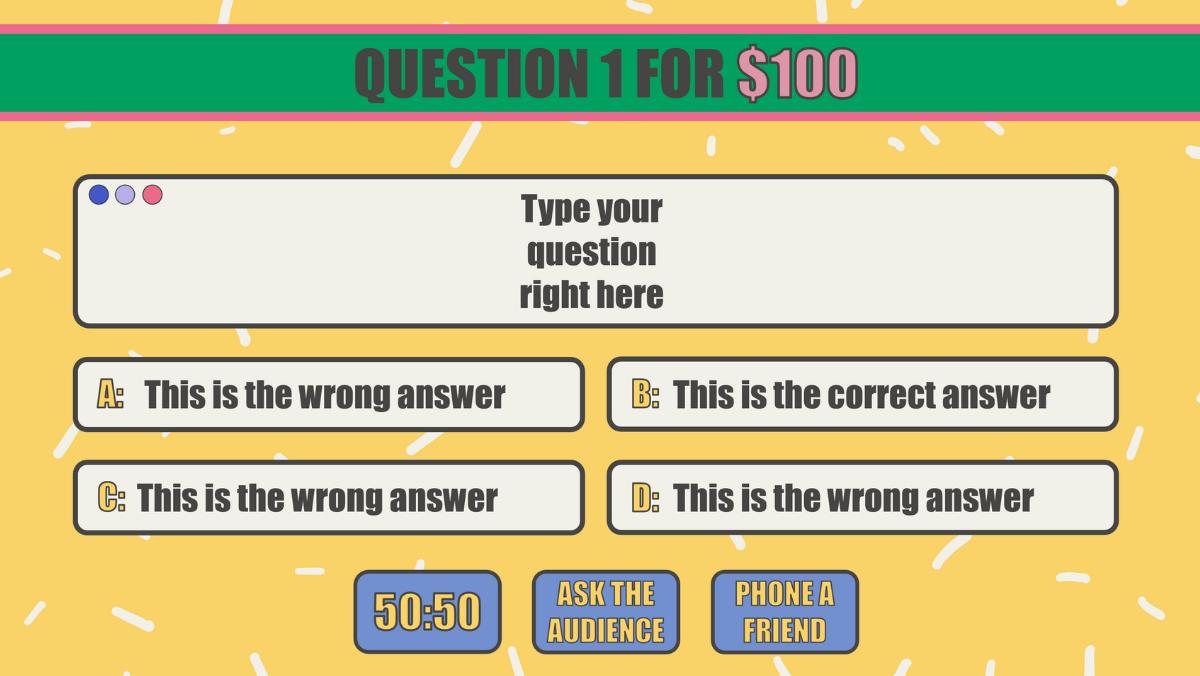 Who Wants to Be a Millionaire: Classroom Game - Classroom Review Games