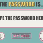 Password: Vocabulary Quiz Game Template - Classroom Review Games